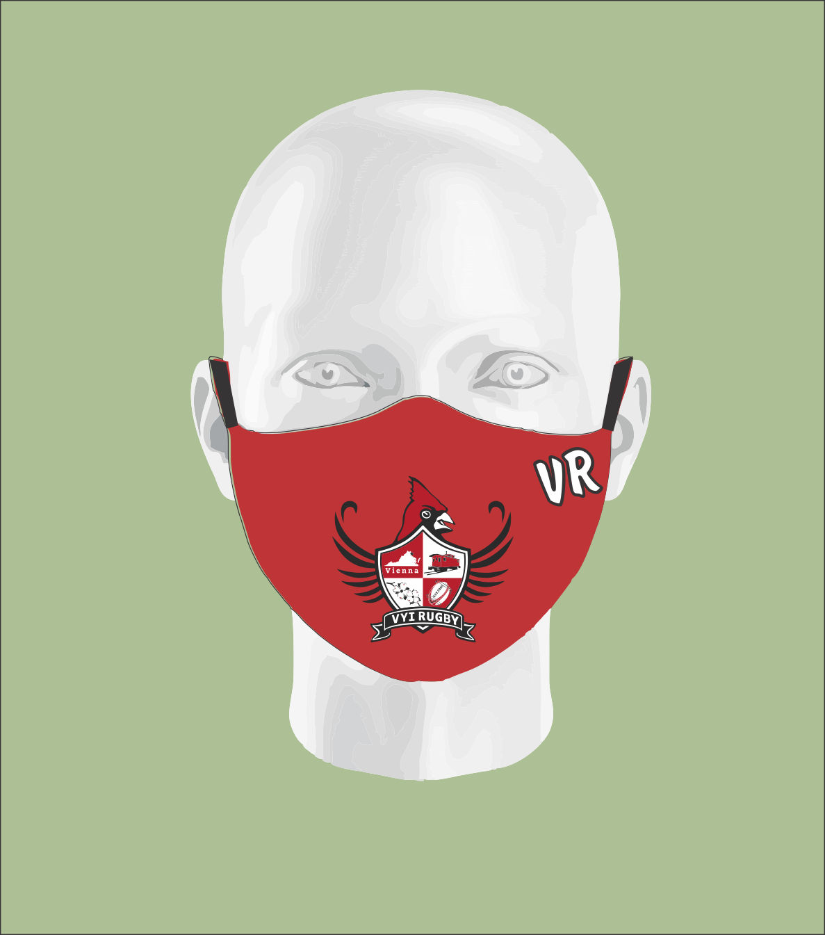Custom Vienna face Mask | Wild Haggis Sports | Team Store