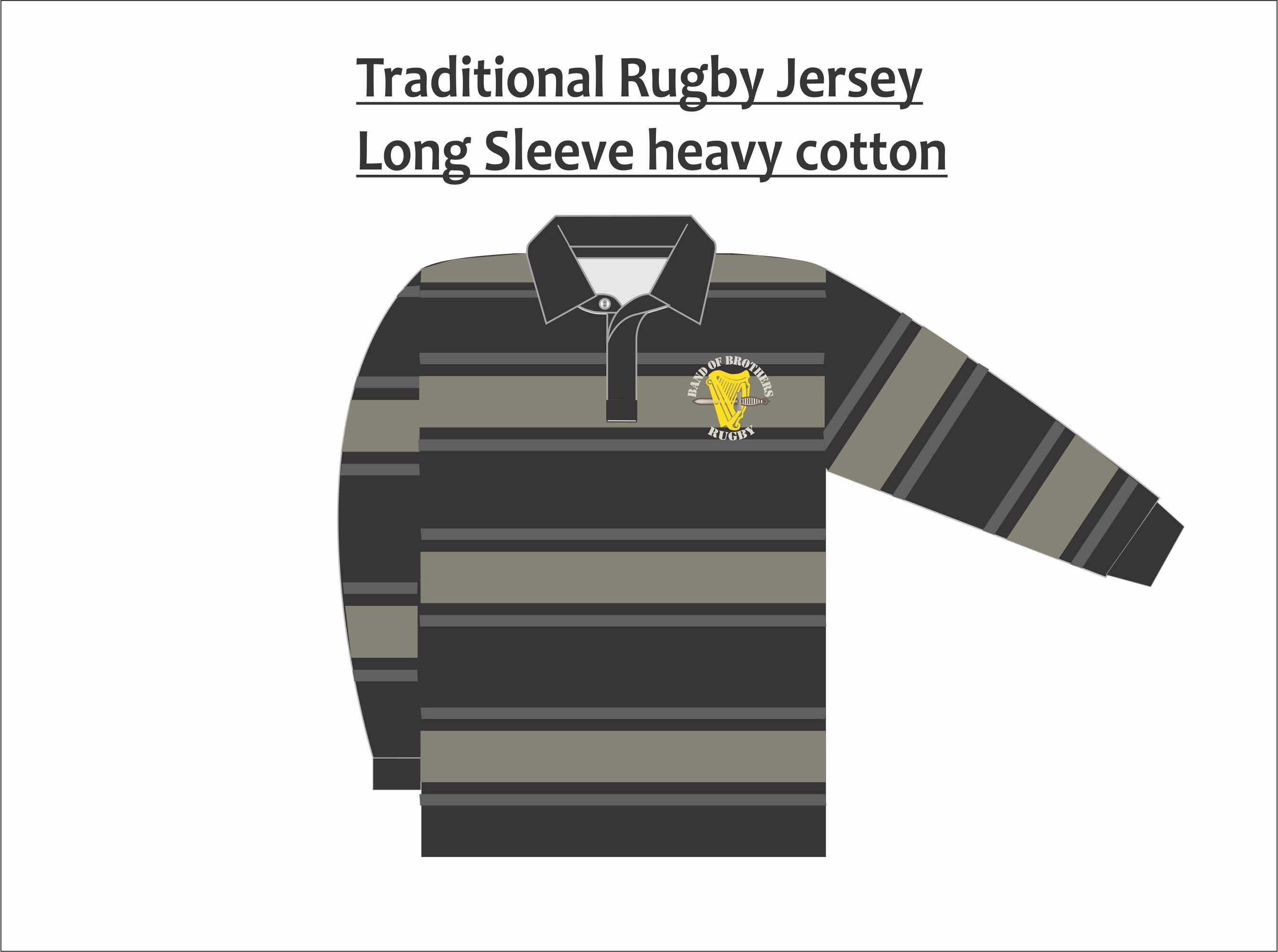 BOB Rugby jersey - traditional cotton | Wild Haggis Sports | Team Store